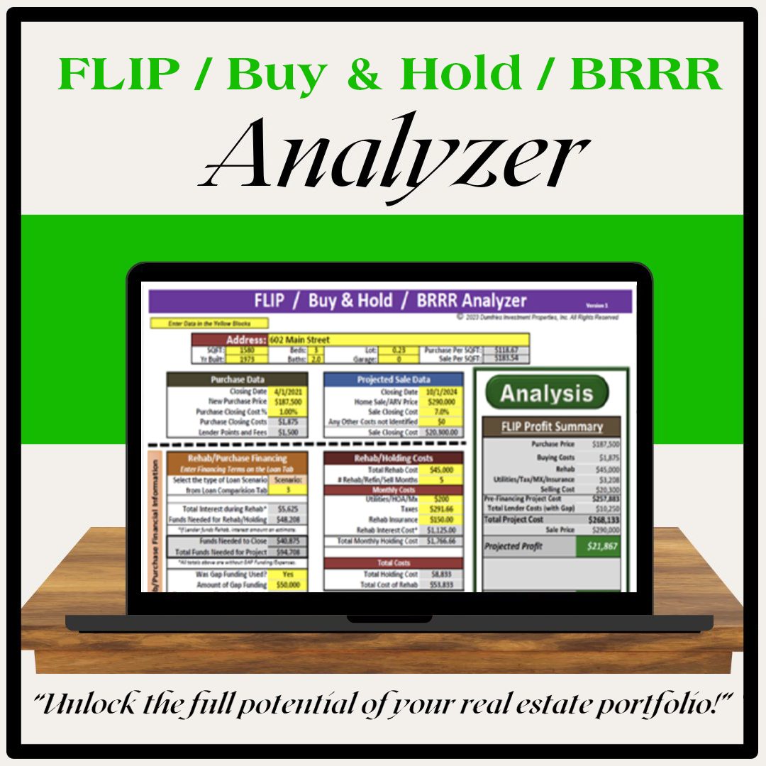 Flip/Rental/BRRR Analyzer – Dallas REIG